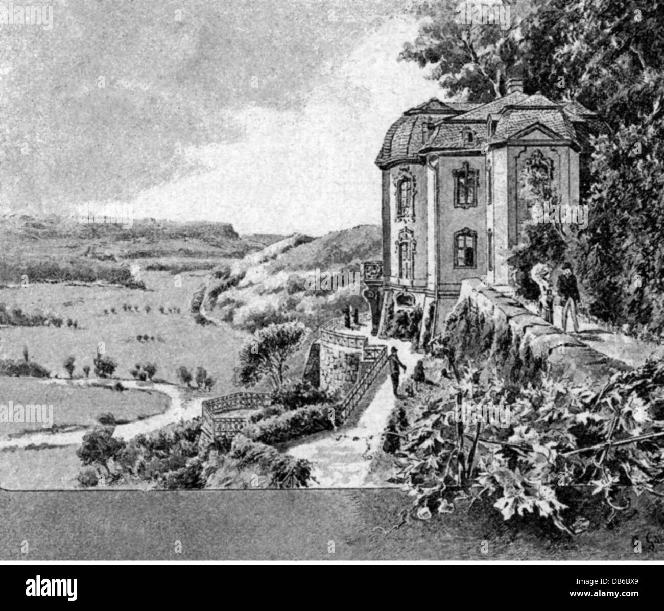 Rococo castles Black and White Stock Photos & Images - Alamy