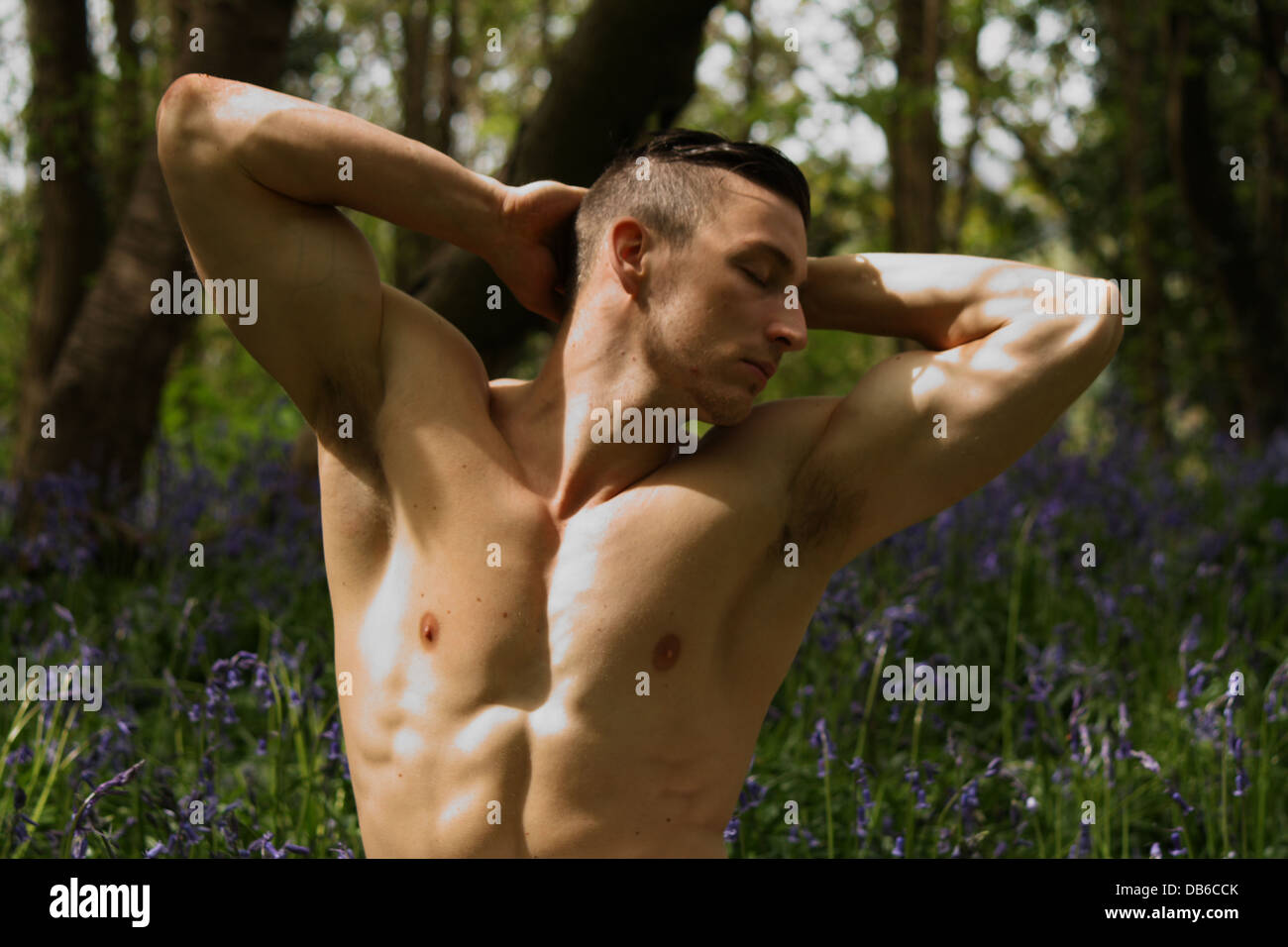 Male fitness model hi-res stock photography and images - Alamy