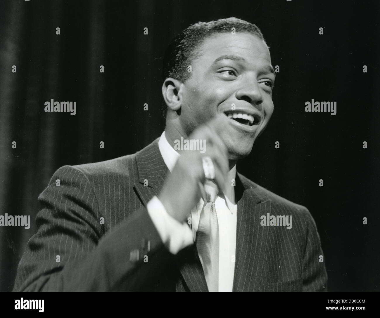 CLYDE McPHATTER (1932-1972) American R&B singer about 1965 Stock Photo ...