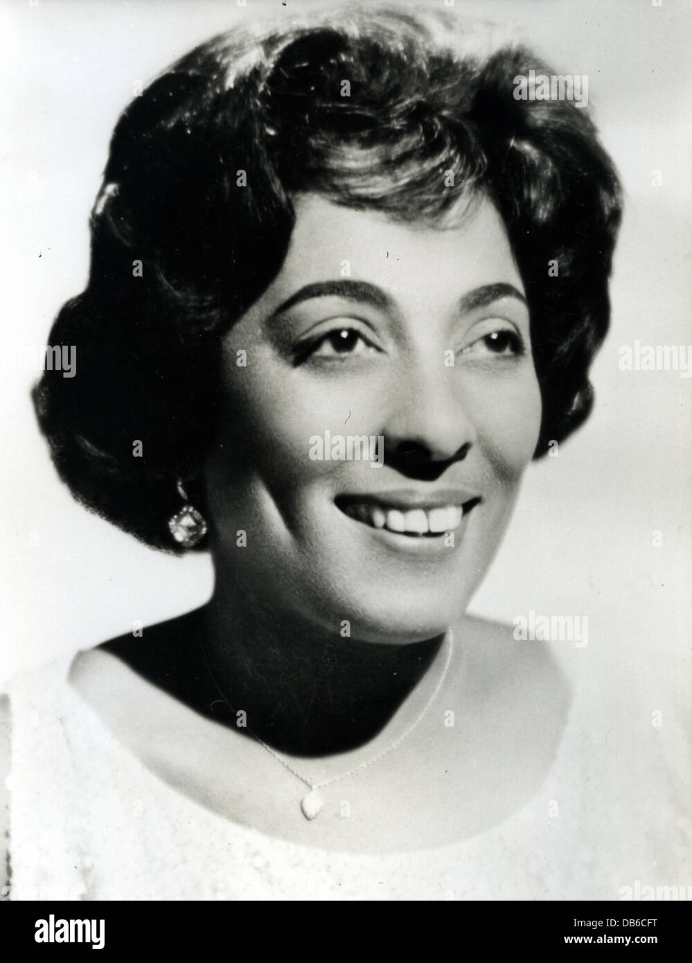 CARMEN McRAE (1920-1994) Promotional photo of US jazz singer Stock ...