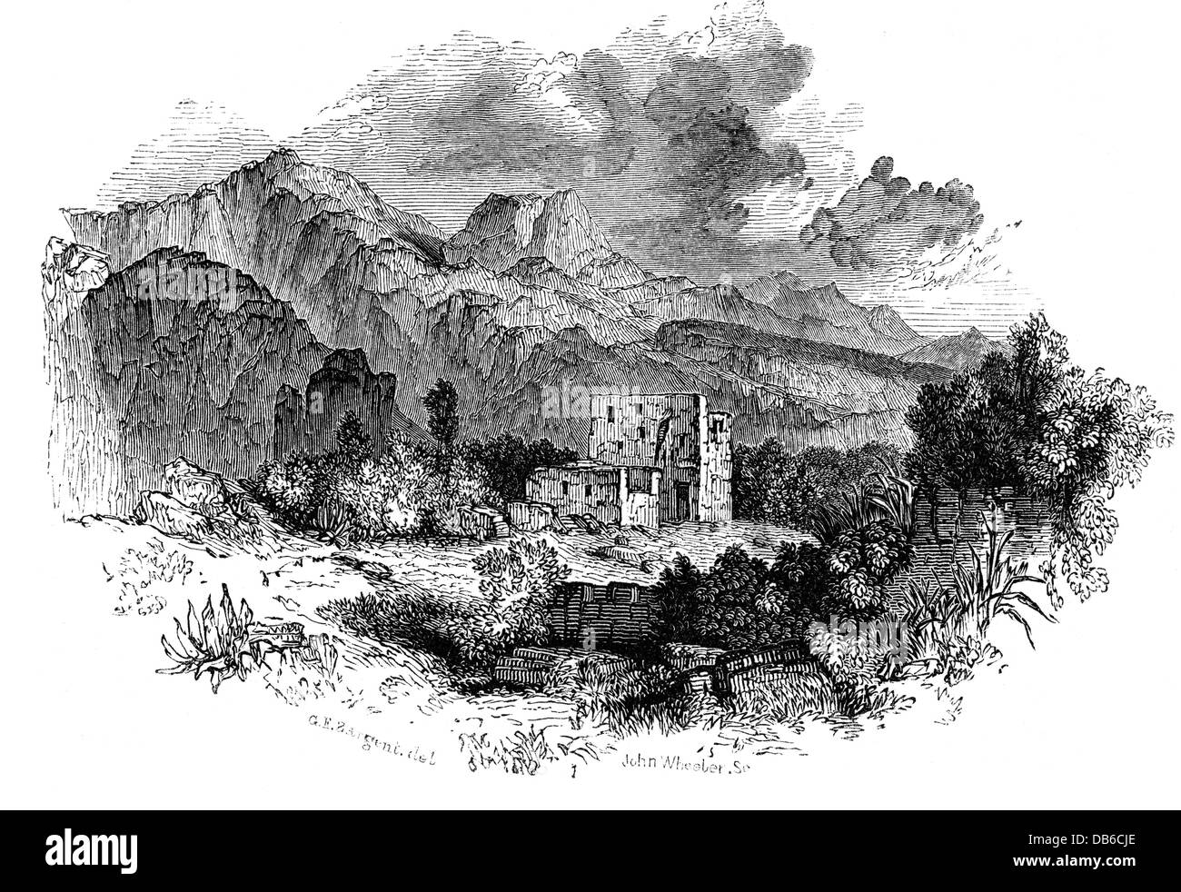 geography / travel, Greece, landscapes, Argolis, castle of Troezen ...