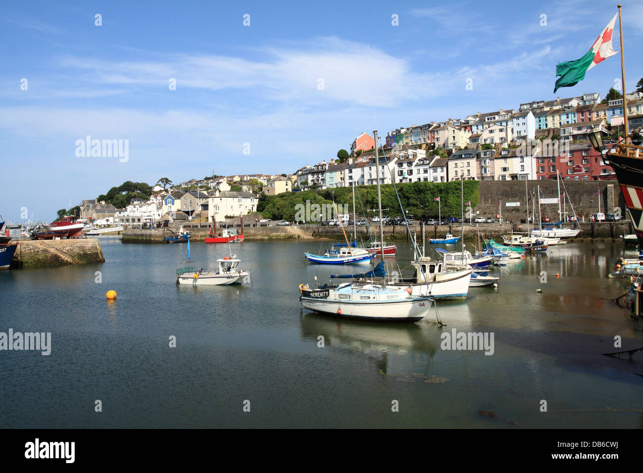 Marina boats yachts brixham boats hi-res stock photography and images ...