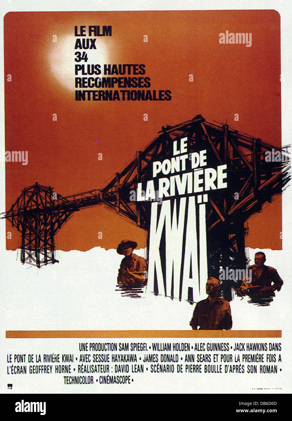 THE BRIDGE ON THE RIVER KWAI Columbia, 1957. Directed by David Lean ...