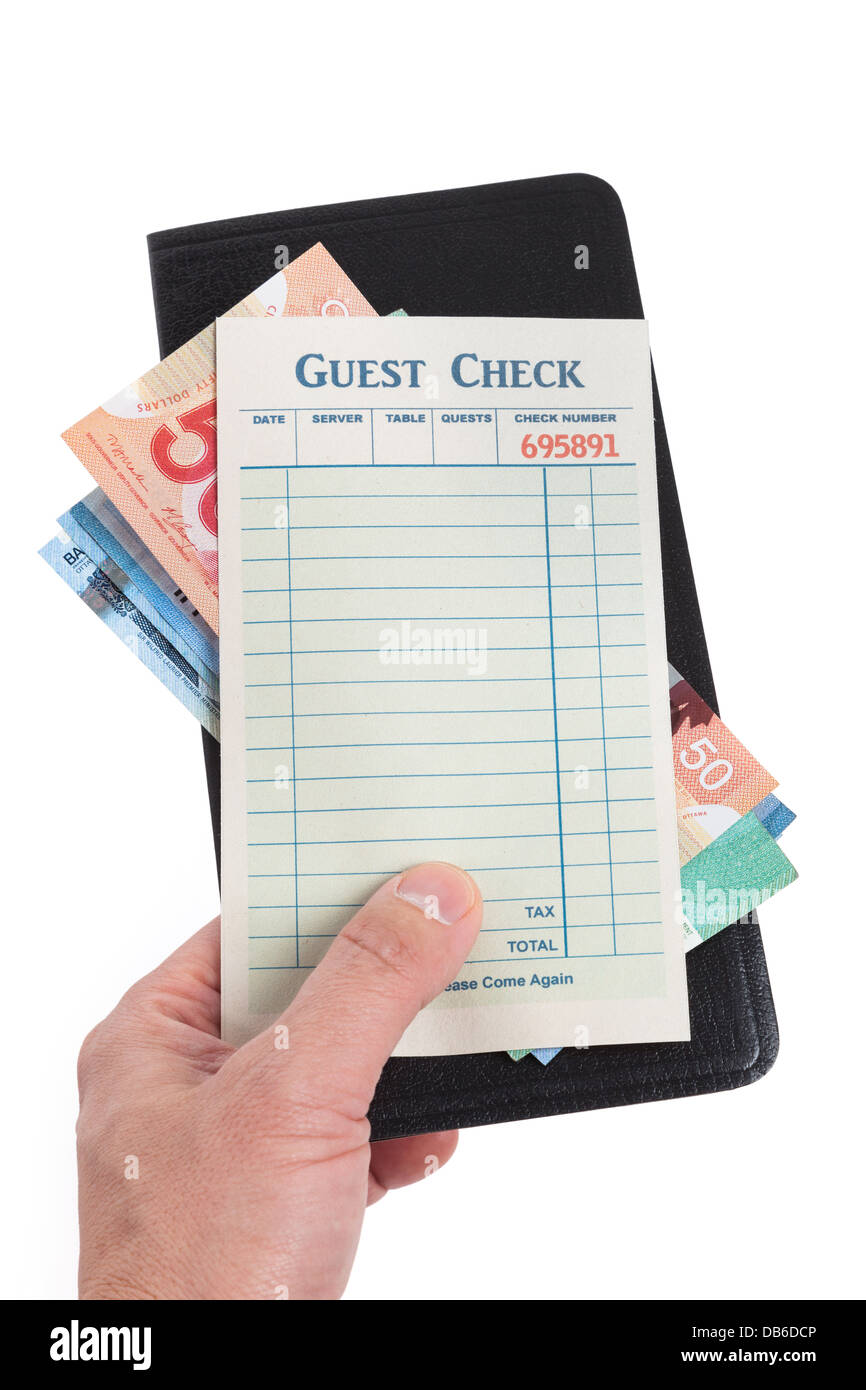 Restaurant tip Cut Out Stock Images & Pictures - Alamy