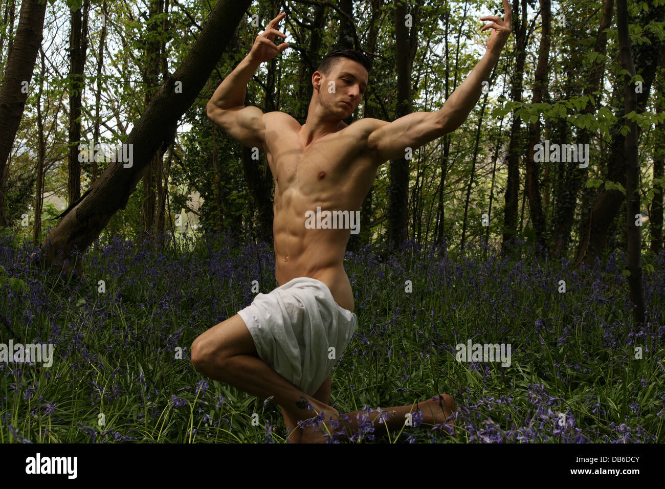 Male model posing outdoor hi-res stock photography and images - Alamy