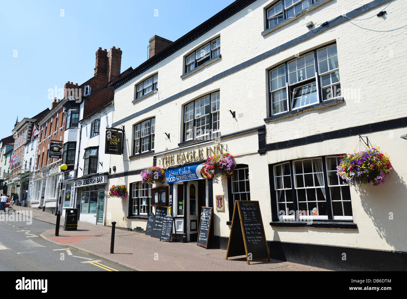 18th century The Eagle Inn, Broad Street, Ross-on-Wye (Rhosan ar Wy ...