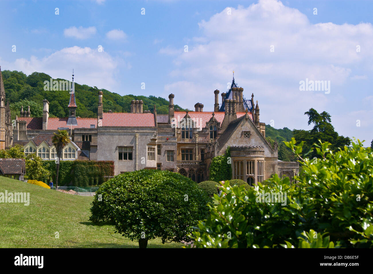 Facade, exterior of Tyntesfield House, home of William Gibbs, by John ...
