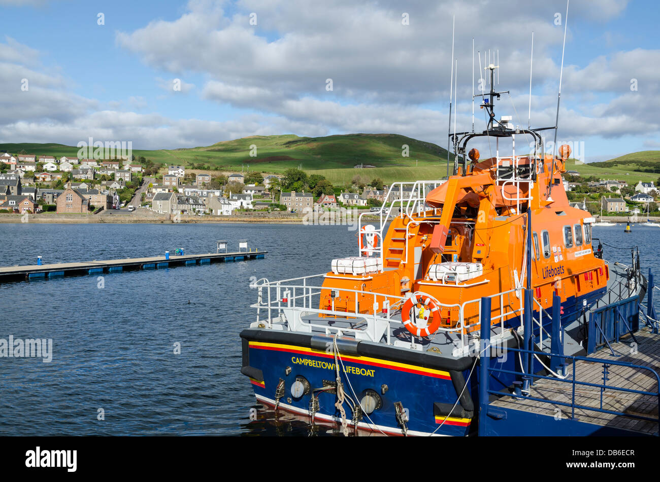The RNLI lifeboat based at Campbeltown Scotland moored Stock Photo - Alamy