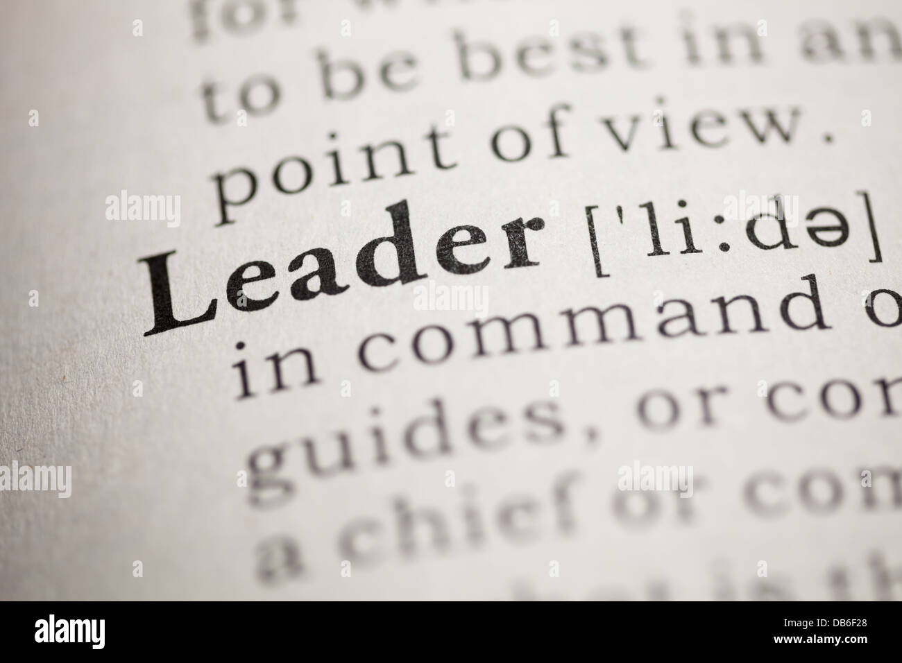 Leader word hi-res stock photography and images - Alamy