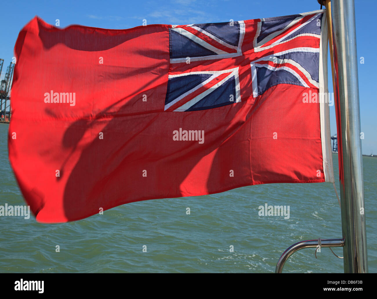 British merchant navy flag hi-res stock photography and images - Alamy