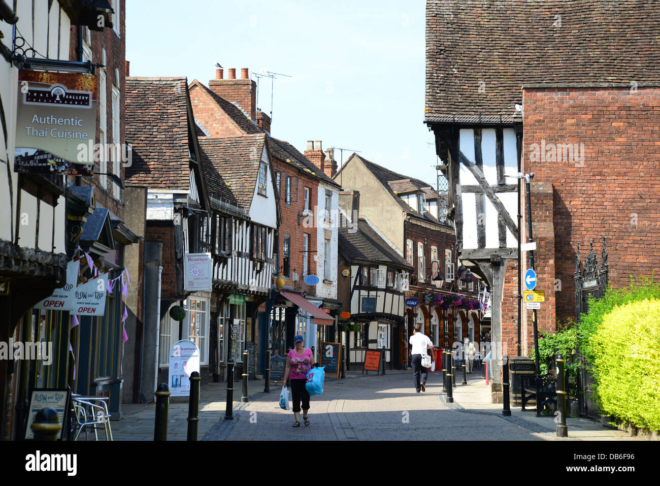 Friar Street, Worcester, Worcestershire, England, United Kingdom Stock ...