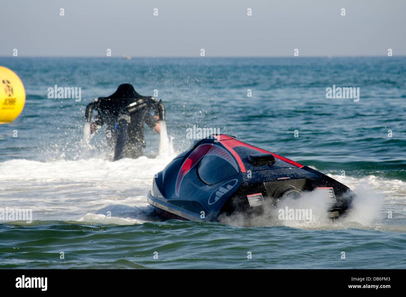 Water jet pack flight High Resolution Stock Photography and Images - Alamy