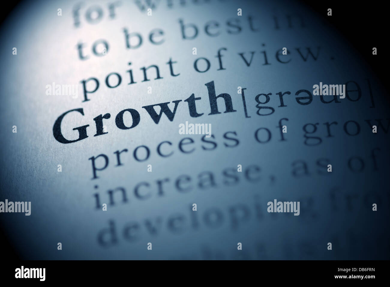 Growth word hi-res stock photography and images - Alamy