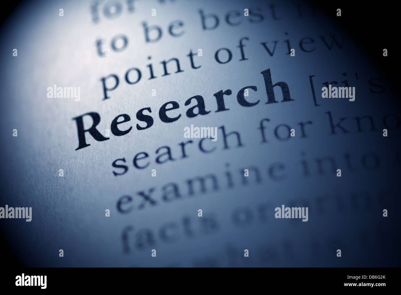 The word research hi-res stock photography and images - Alamy