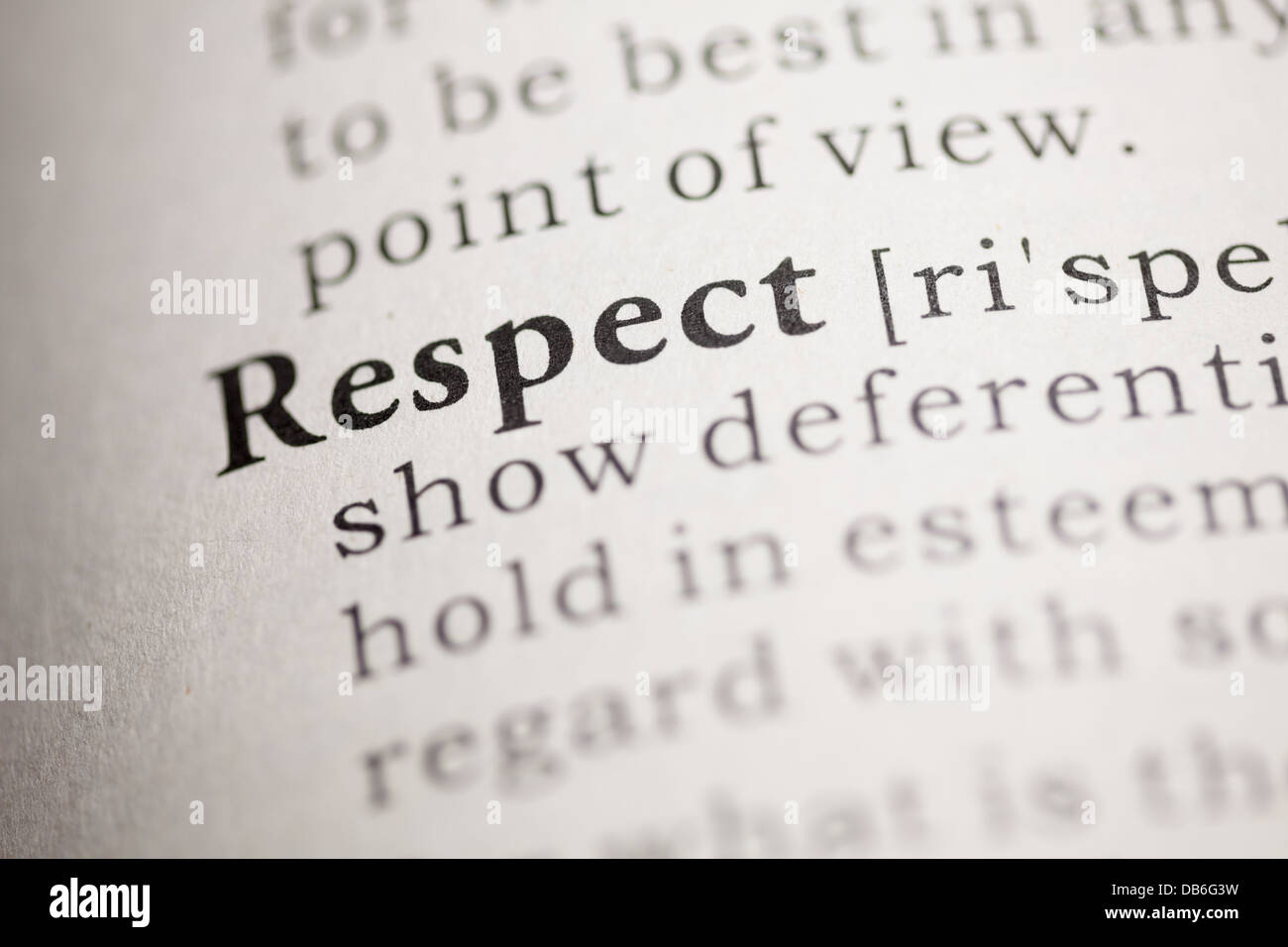 The Word Respect