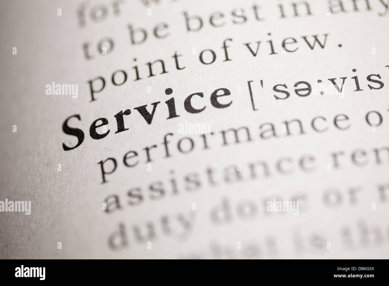 Service word hi-res stock photography and images - Alamy