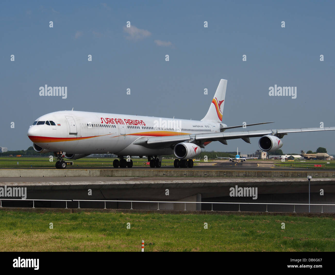The PZ-TCP Airbus A340-311 is a wide-body airliner operated by Surinam ...
