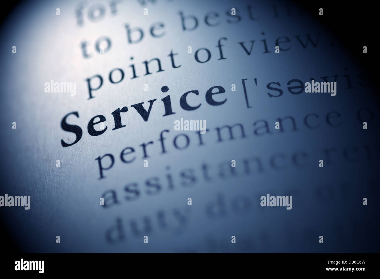 Service word hi-res stock photography and images - Alamy