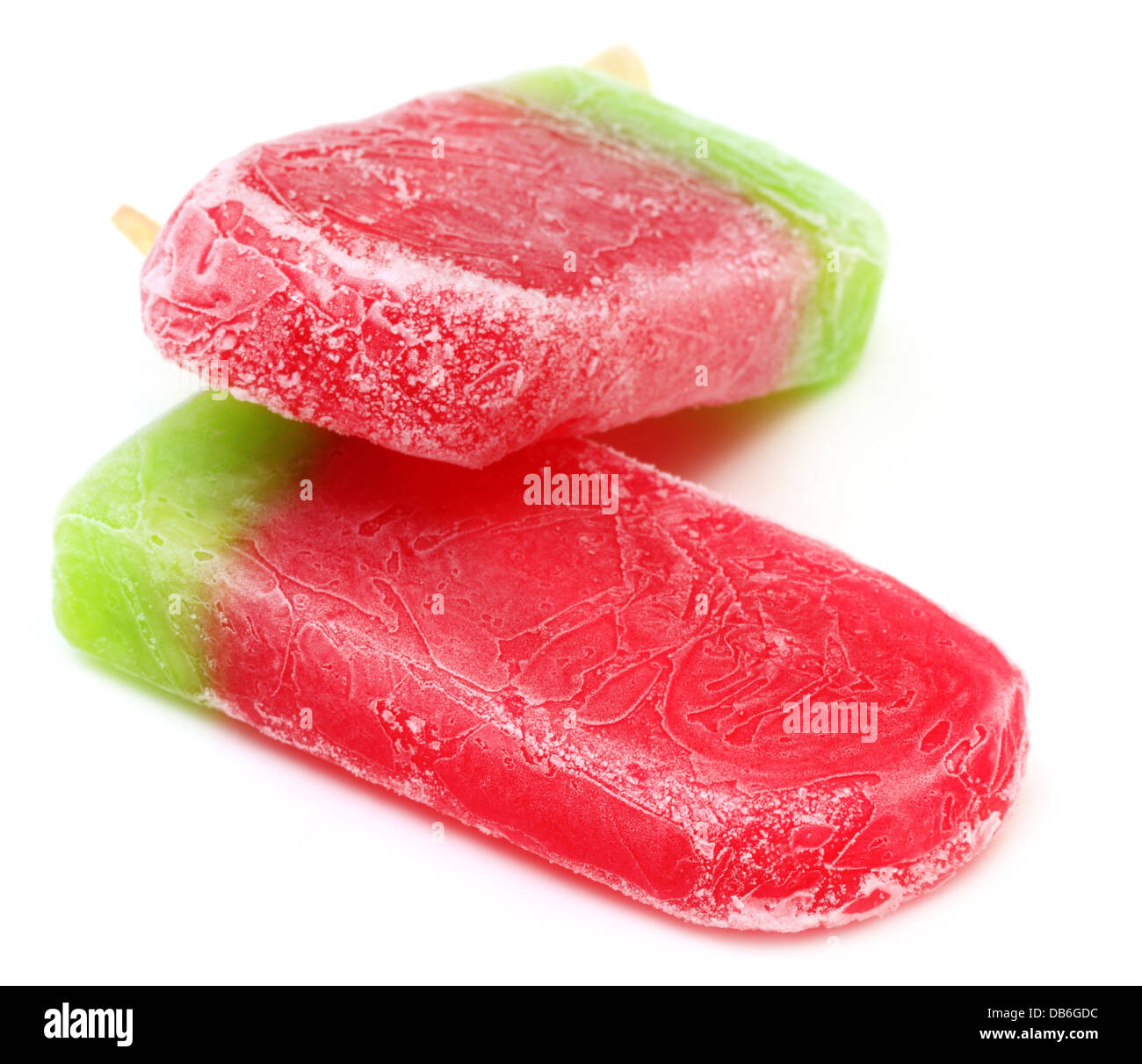 Two ice cream on stick hi-res stock photography and images - Alamy