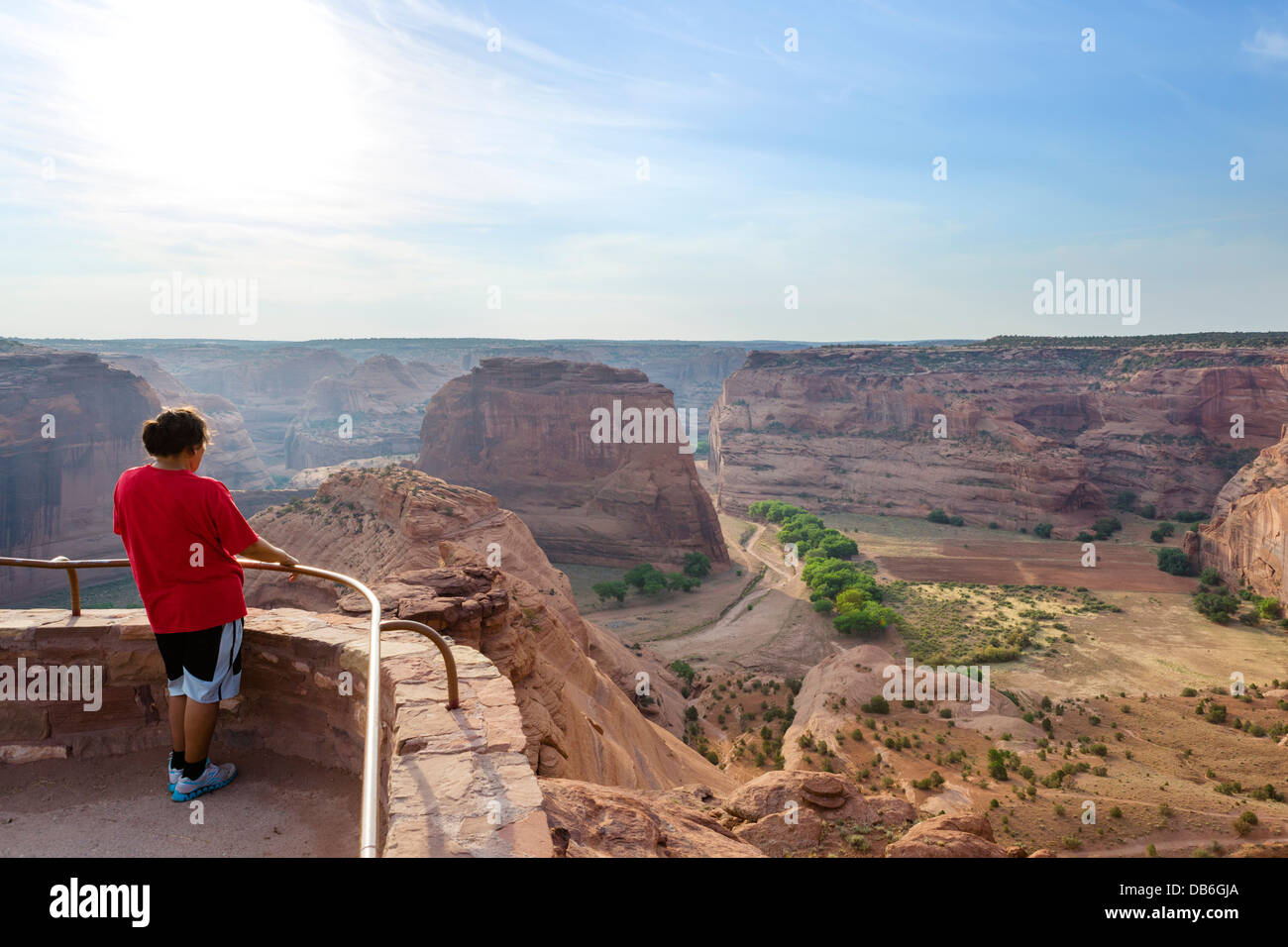 Woman at overlook hi-res stock photography and images - Alamy