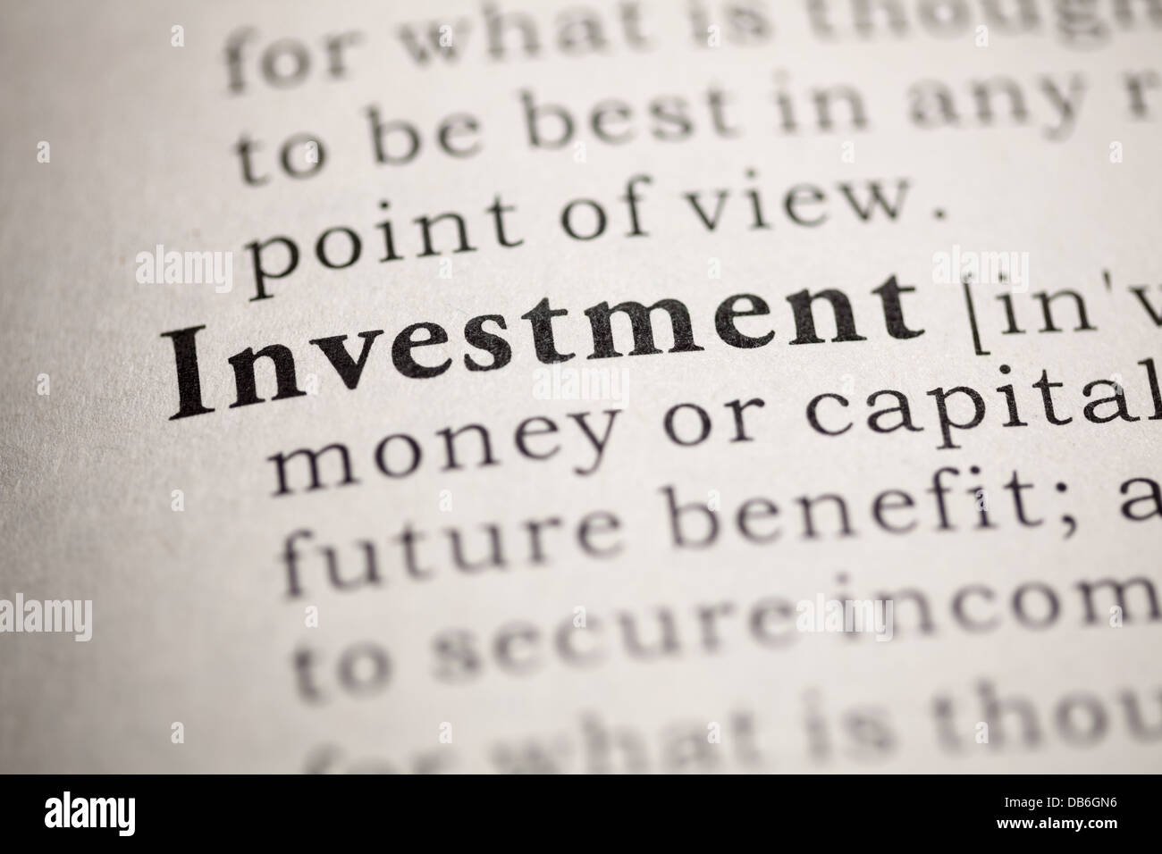 Fake Dictionary, Dictionary definition of the word Investment Stock ...