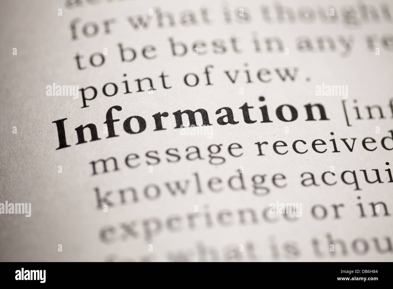 Fake Dictionary, Dictionary definition of the word Information Stock ...