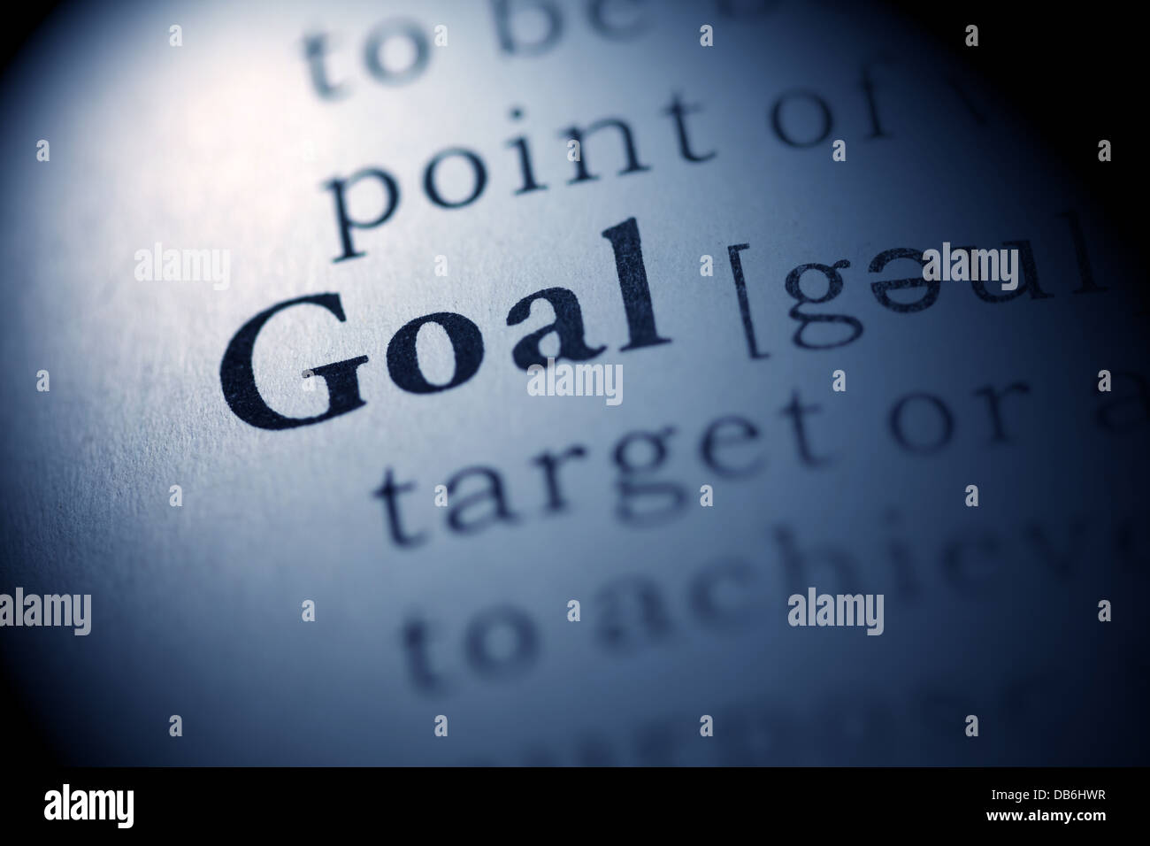 Goal text hi-res stock photography and images - Alamy