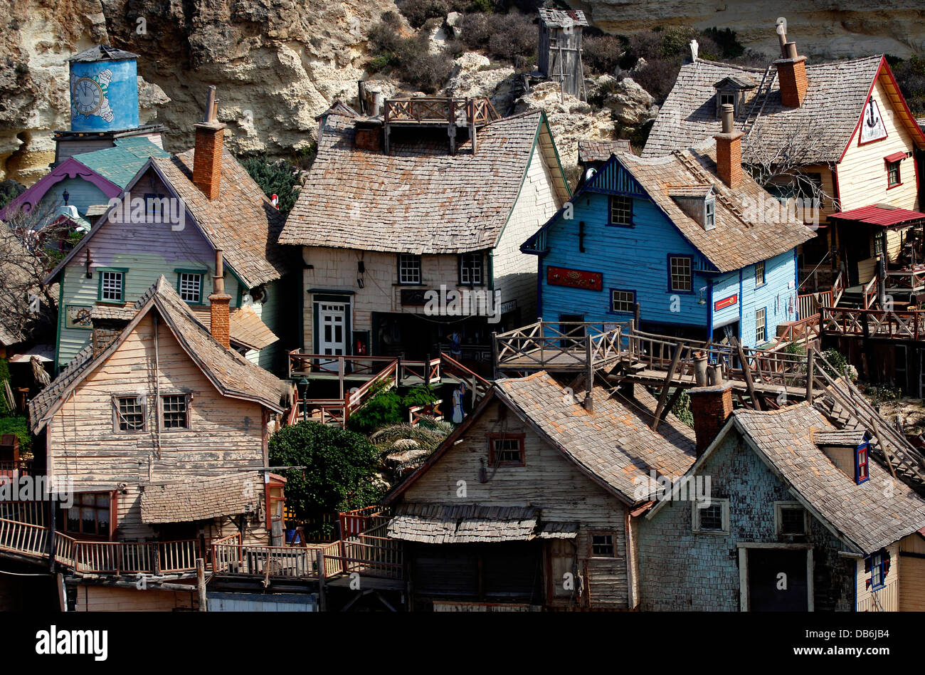 Ramshackle film set hi-res stock photography and images - Alamy