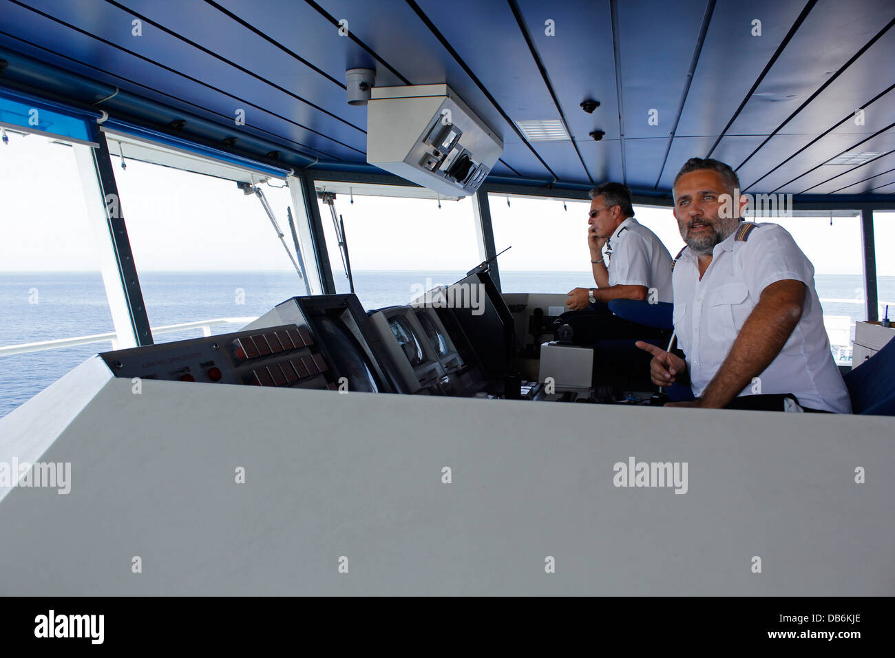 The captain on the boat hi-res stock photography and images - Alamy