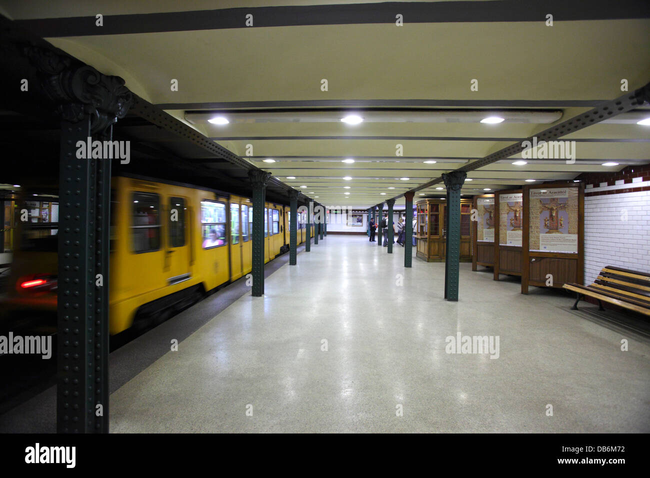 Underground in Budapest, Hungary Stock Photo - Alamy