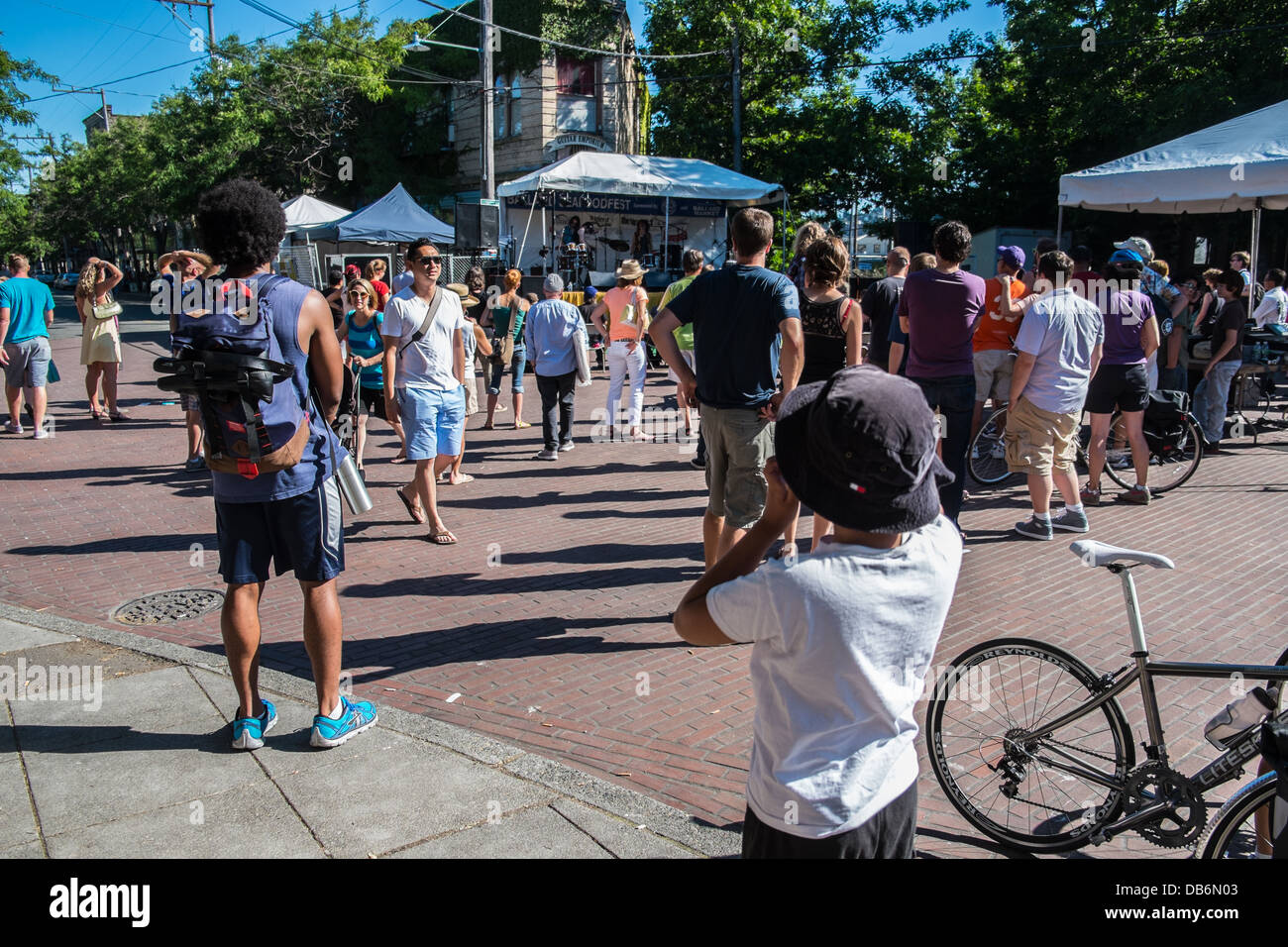Seattle street food festival hi-res stock photography and images - Alamy
