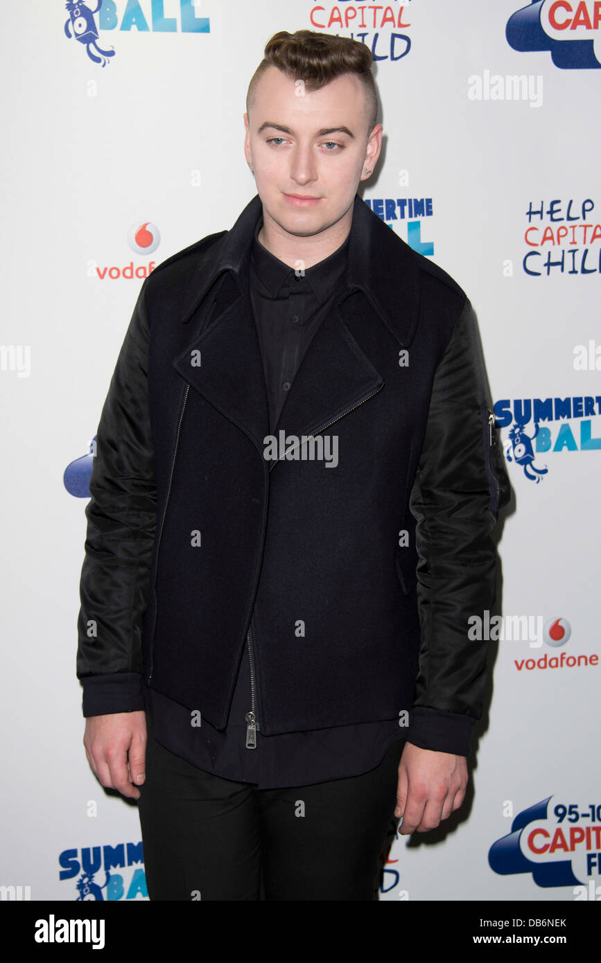 Sam Smith arrives for the Capital FM Summertime Ball, Wembley Stadium ...