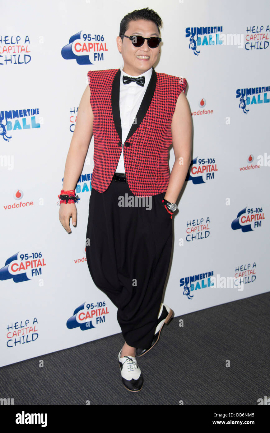 South Korean singer, Psy arrives for the Capital FM Summertime Ball ...