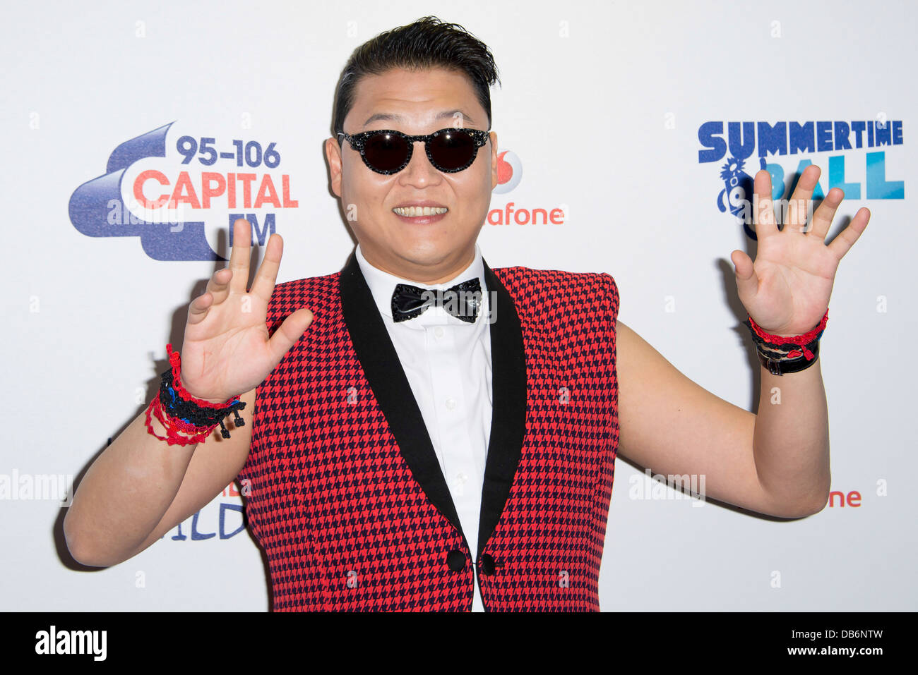 South Korean singer, Psy arrives for the Capital FM Summertime Ball ...