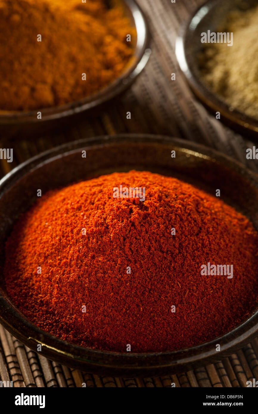 Organic Gourmet Hot Ground Spices used for Cooking Stock Photo - Alamy