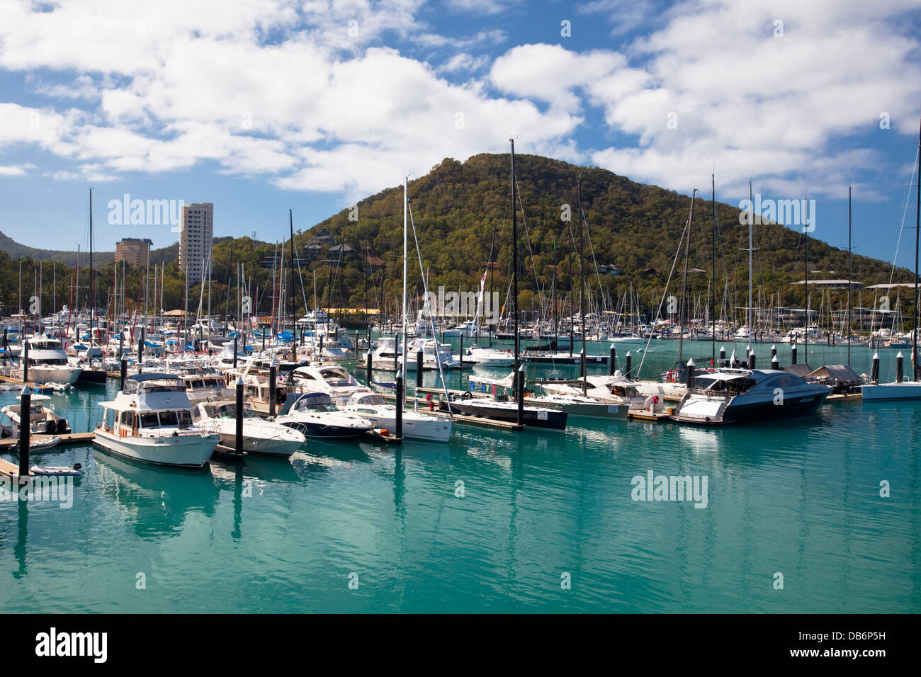 Hamilton Island marina. Hamilton Island, Whitsundays, Queensland ...