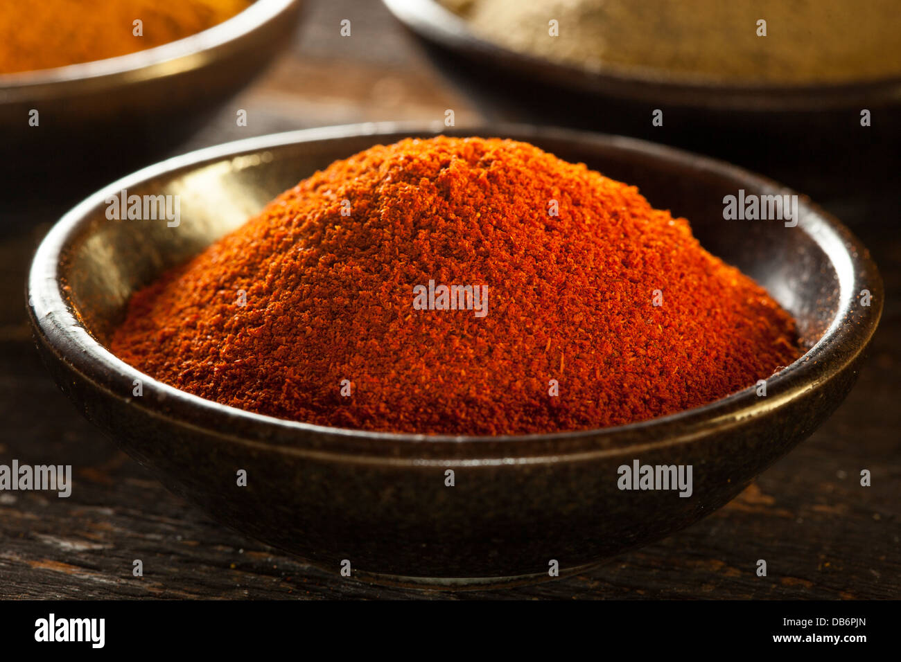 Organic Gourmet Hot Ground Spices used for Cooking Stock Photo - Alamy