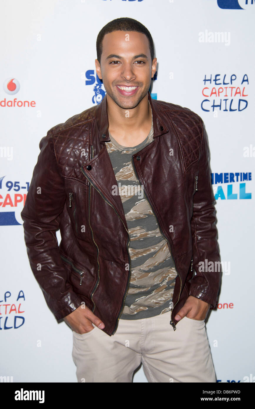Marvin Humes arrives for the Capital FM Summertime Ball, Wembley ...