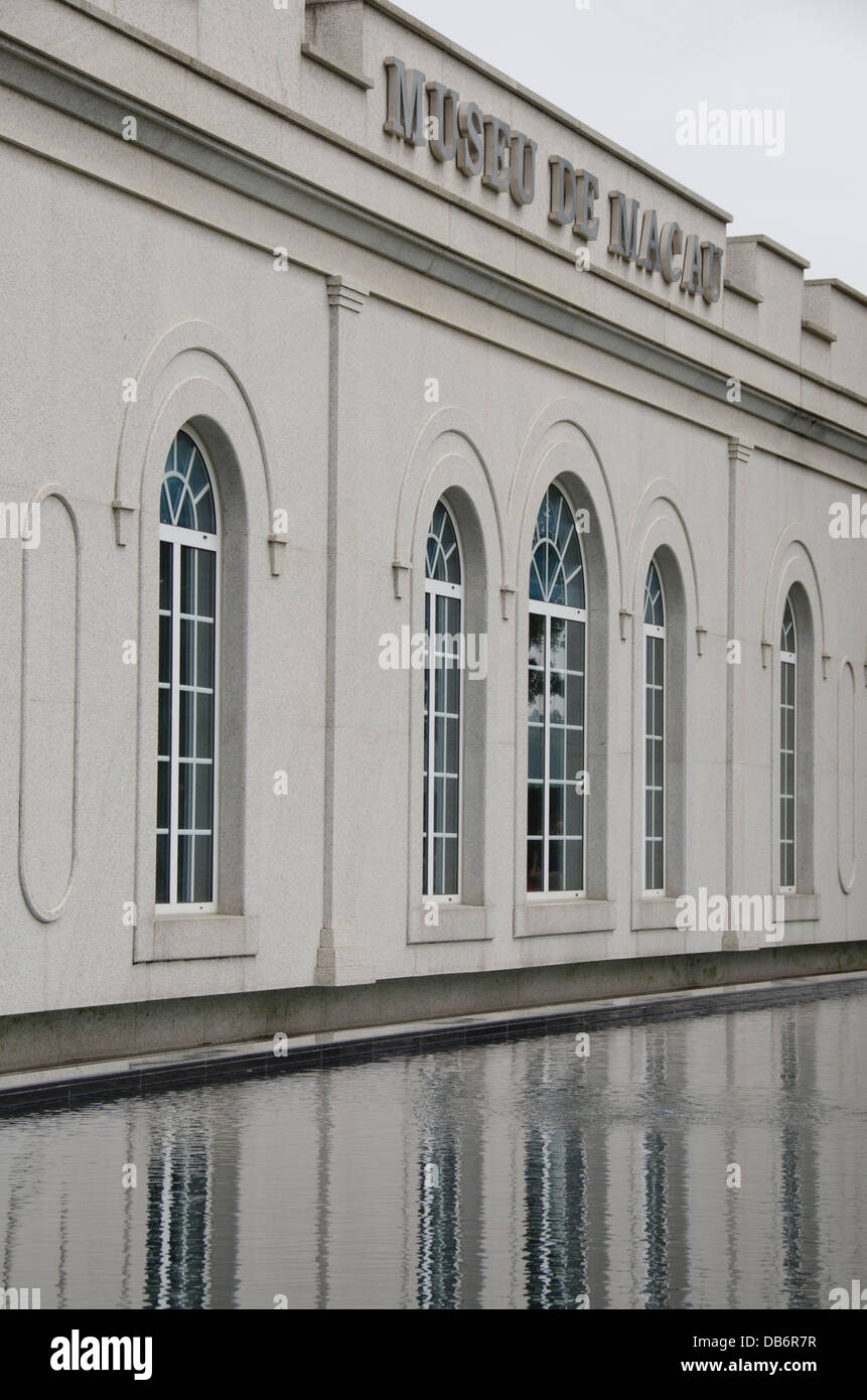 China, Macau. Historic Center of Macau, UNESCO. Museum of Macau (aka ...