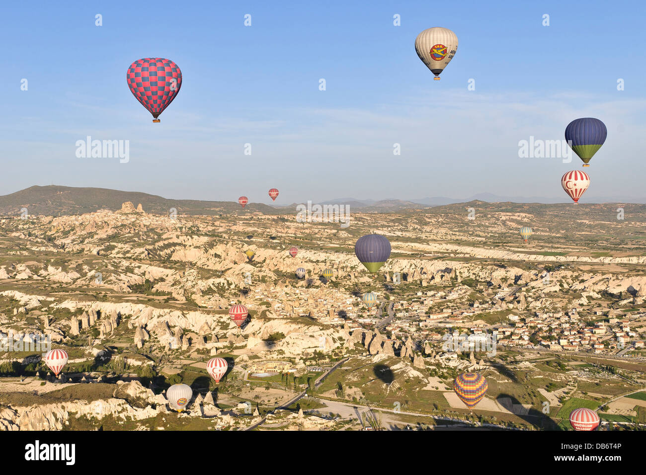 Cappadocia, Turkey. sunrise balloon flight Stock Photo - Alamy