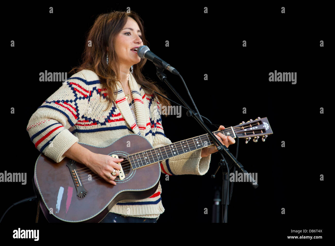 British singer, KT Tunstall performs at the Agit8 Project Live Concert ...