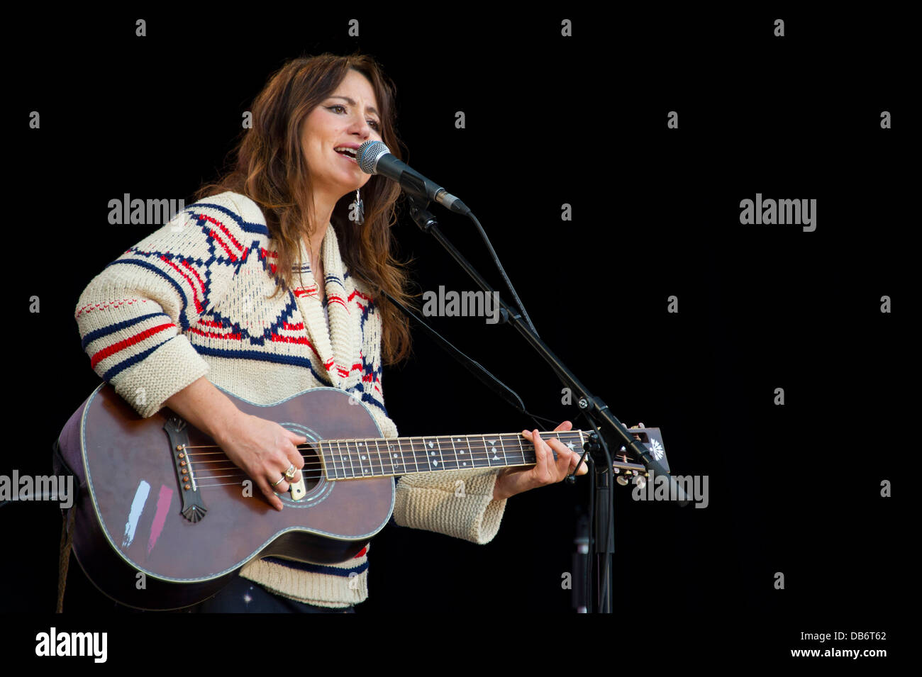 British singer, KT Tunstall performs at the Agit8 Project Live Concert ...
