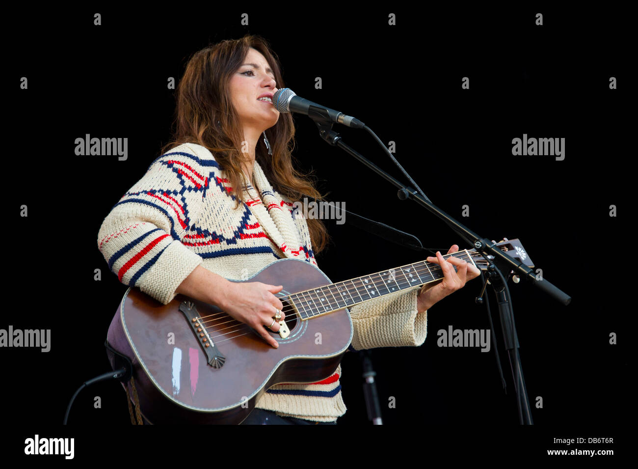 British singer, KT Tunstall performs at the Agit8 Project Live Concert ...