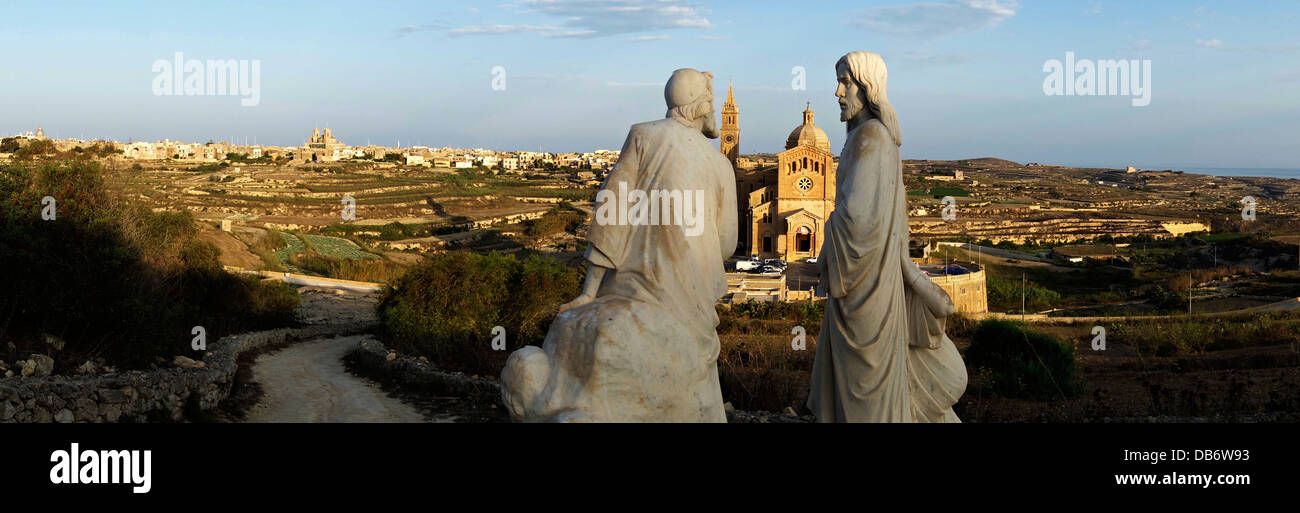 Malta gozo ta pinu statue hi-res stock photography and images - Alamy