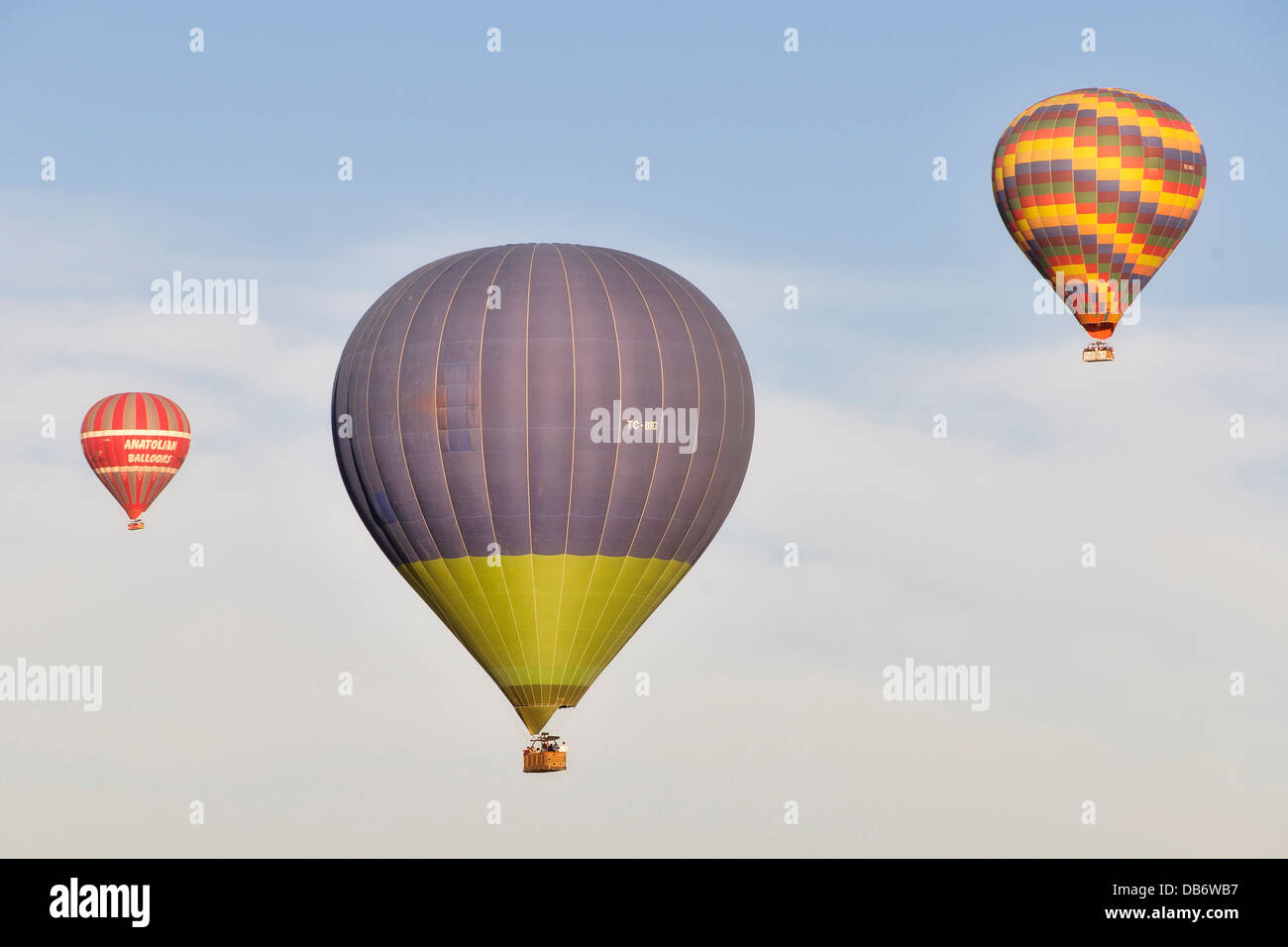 Cappadocia, Turkey. sunrise balloon flight Stock Photo - Alamy