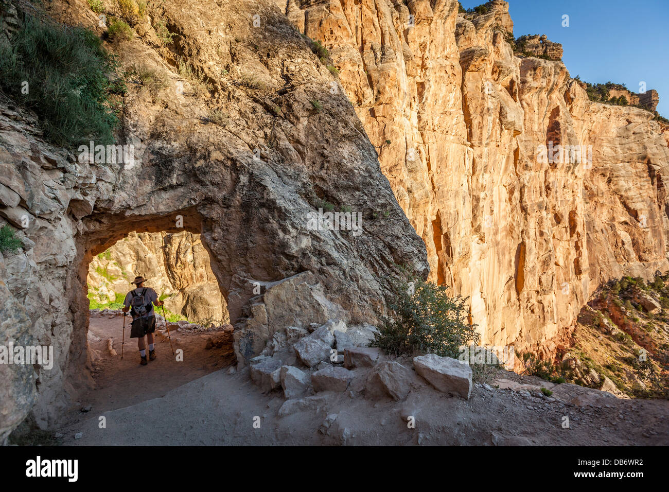 Bright Angel trail, South Rim, Grand Canyon National Park, Arizona ...
