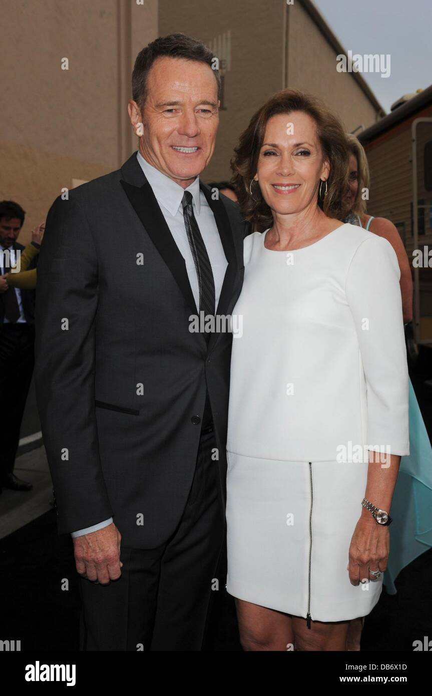Los Angeles, CA. 24th July, 2013. Bryan Cranston, Robin Dearden at ...