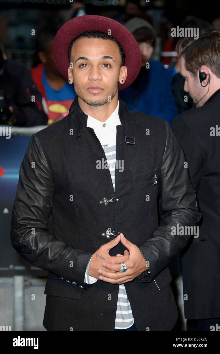 Aston Merrygold arrives for the European Premiere of 'Man Of Steel ...