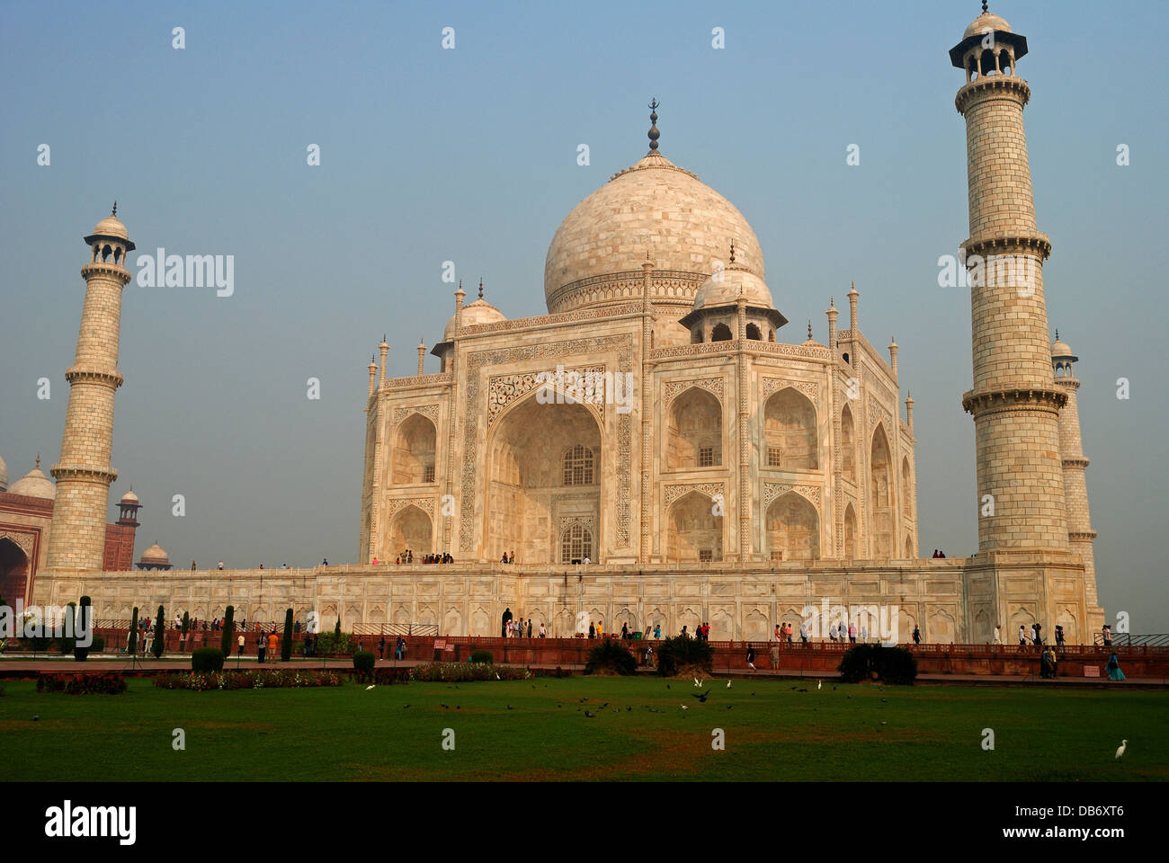 taj mahal,agra,india. This marble architecture is one of the wonders of ...