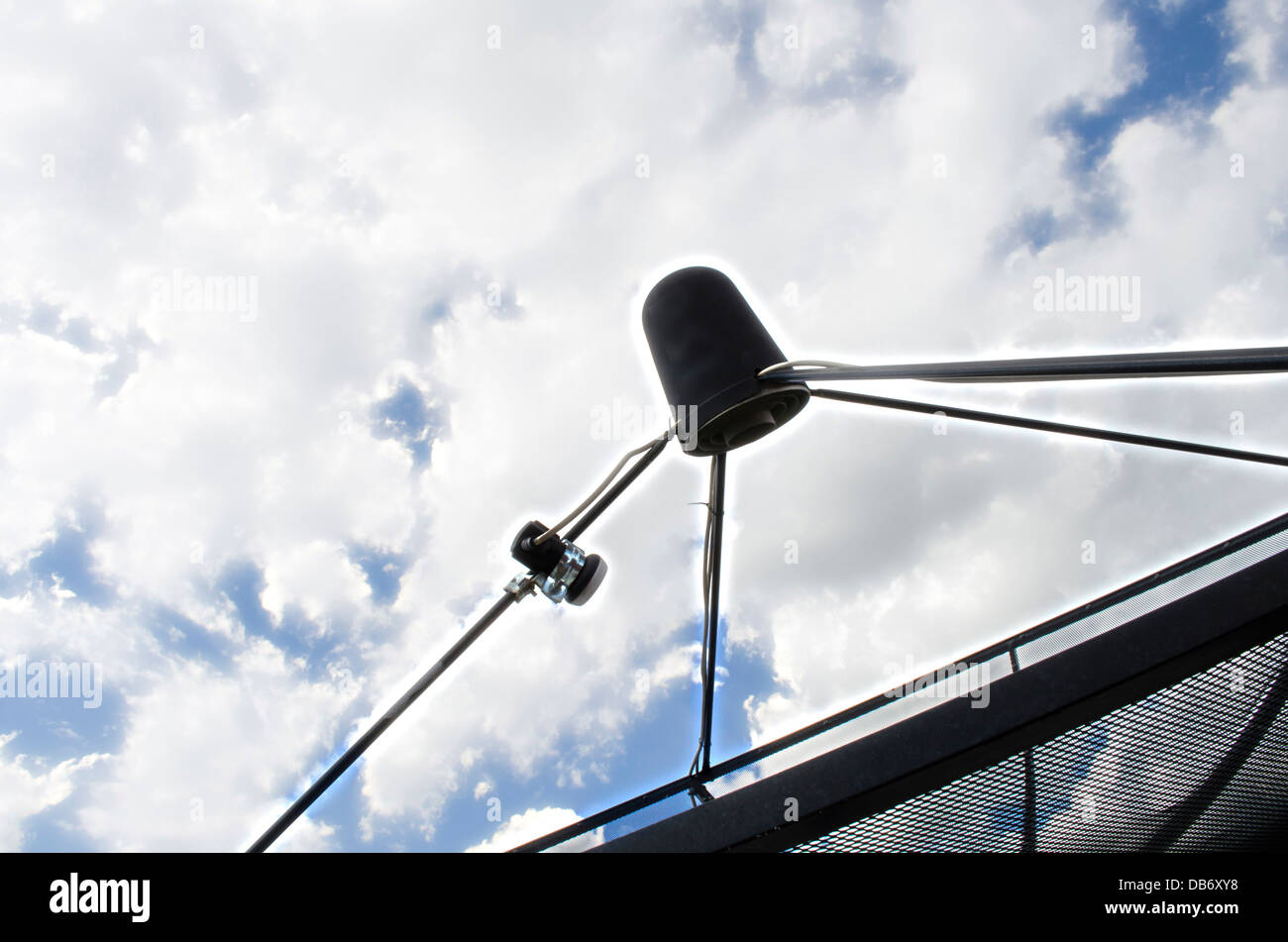 The Satellite Signal Wave Receiver Dish for Television 201 Stock Photo ...